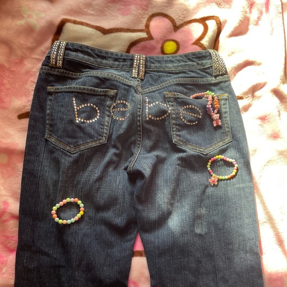 Pants & Jumpsuits | Y2k Flared Jeans Bebe 200s | Poshmark